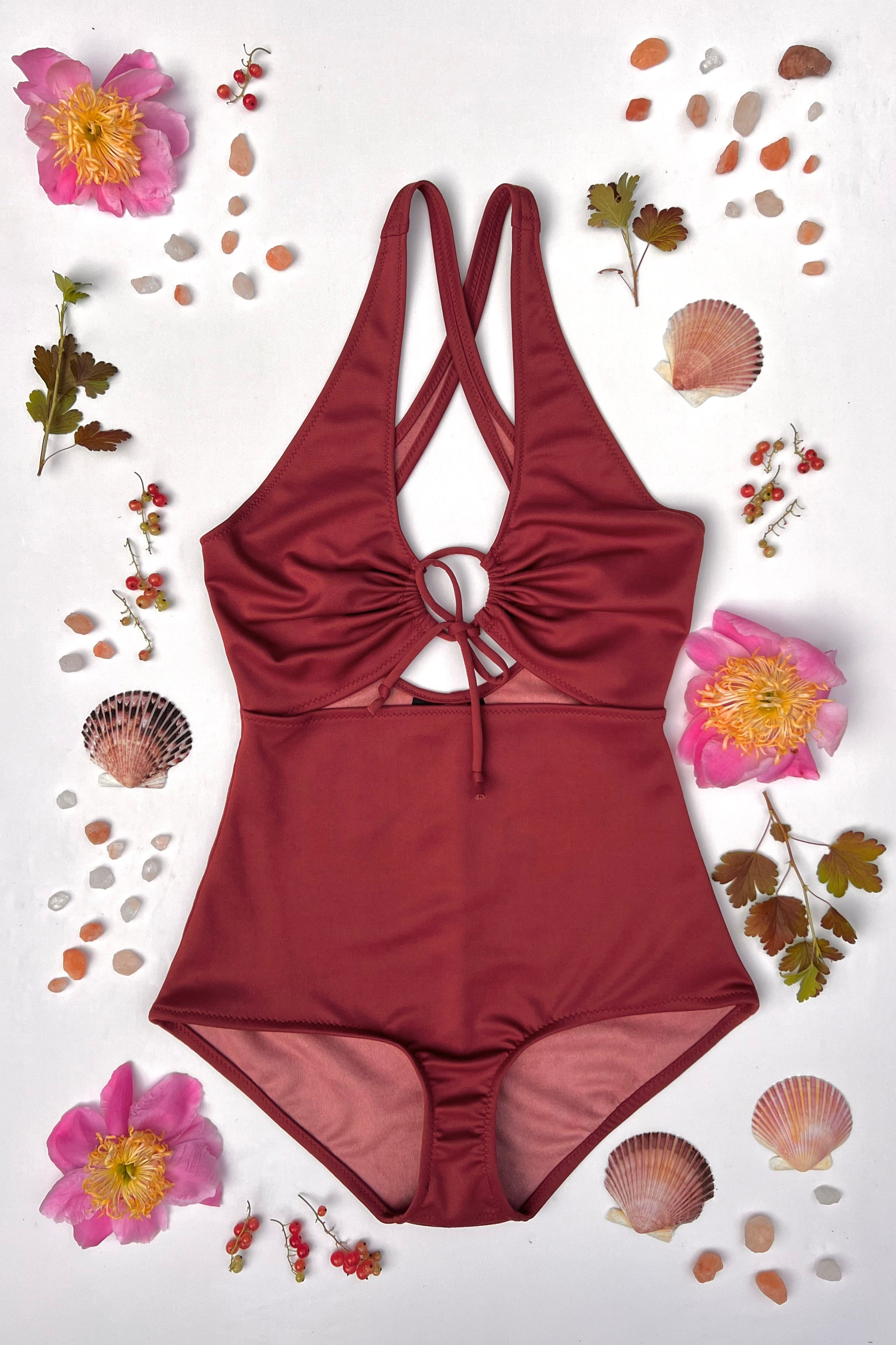 Rhubarb Disco One-piece Swimsuit | merrick maria