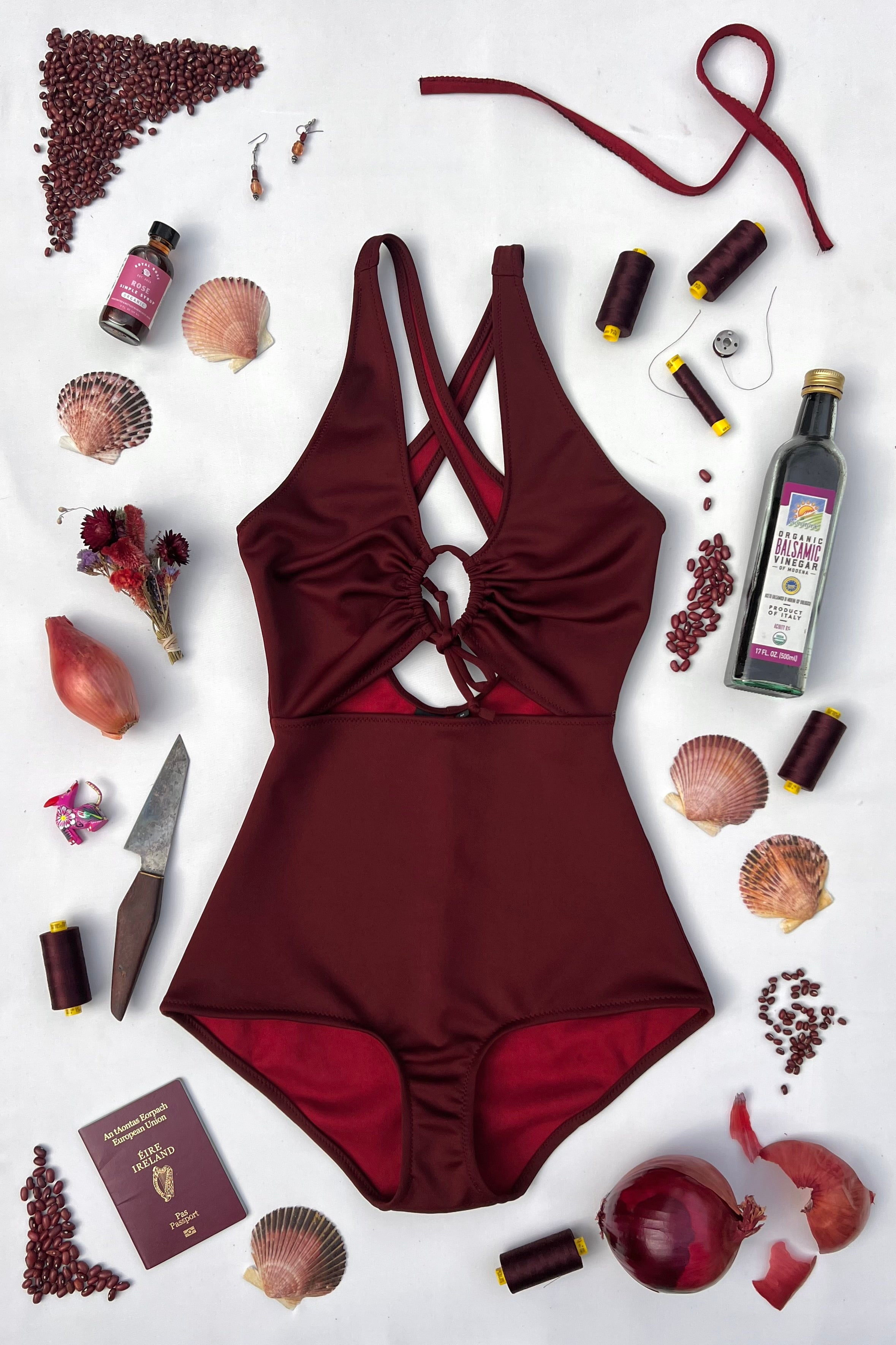 Plum Disco One-piece Swimsuit | merrick maria