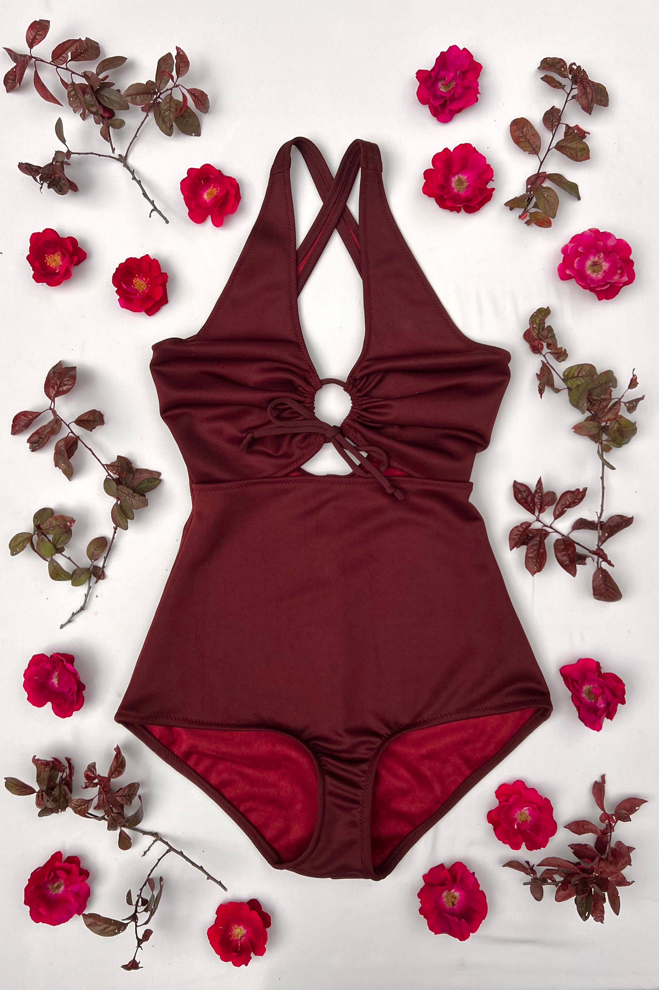 Plum Disco One-piece Swimsuit | merrick maria